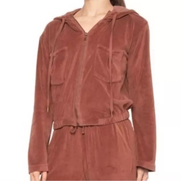 Young Fabulous & Broke | Tops | Young Fabulous And Broke Rust Velour ...
